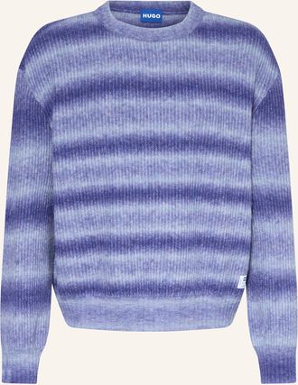 HUGO BOSS Hugo Oversized-Pullover Sfusi blau