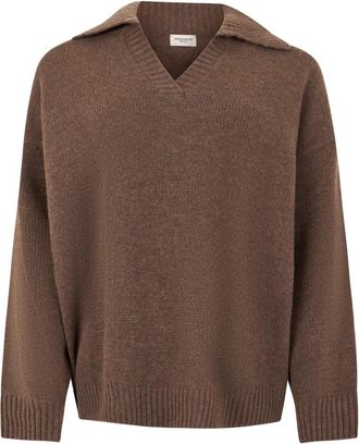 Max Mara Alben Pullover aus reiner Schurwolle - - Knitwear - Damen - Braun - S