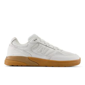 New Balance Unisex NB Numeric Andrew Reynolds 933 in Wei&szlig;/Schwarz, Wildleder/Mesh, Gr&ouml;&szlig;e 39.5