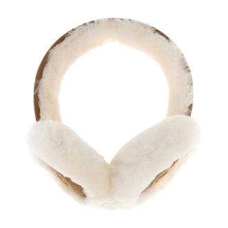 UGG Cache-oreilles en peau de mouton brod&eacute; - Femme - Accessoires - Brun - Taille: ONE Size