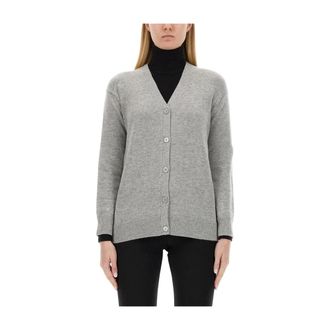 Max Mara Femme, Pulls, Gris, Taille: 42 FR Cardigans