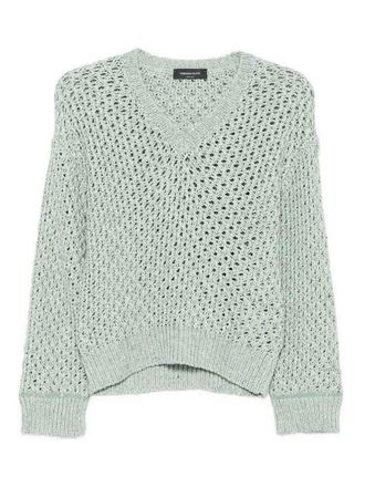 Fabiana Filippi Pull Col Rond - Vert