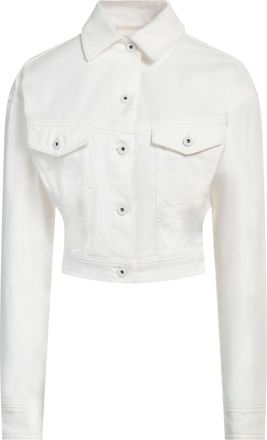 Off-white JACKEN & M&Auml;NTEL - Jeansjacken/M&auml;ntel auf YOOX.COM