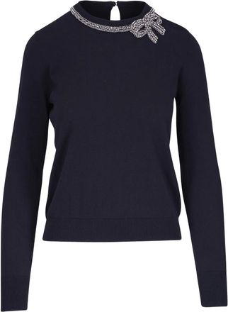 Carolina Herrera Pullover mit Schleife - Schwarz