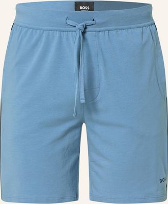 HUGO BOSS Schlafshorts blau