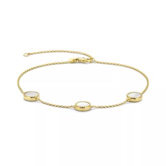 Parte Di Me Fu&szlig;kettchen - Parte Di Me Brioso Cortona Dara 925 Sterling Silbe - Gr. unisize - in Gold - f&uuml;r Damen