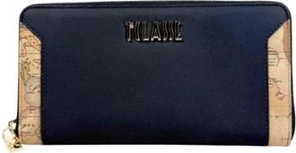 Alviero Martini 1A Classe Femme, Accessoires, Noir, Taille: ONE Size Geo Harmonia Portafoglio Zip Around