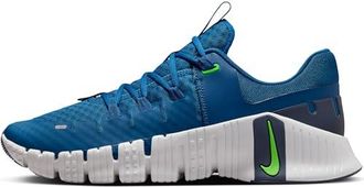 Nike Nike Mens Training Shoe Free Metcon 5, Court Blue/Green Strike-Thunder Blue, DV3949-401, 40.5 EU (M 7.5 US)