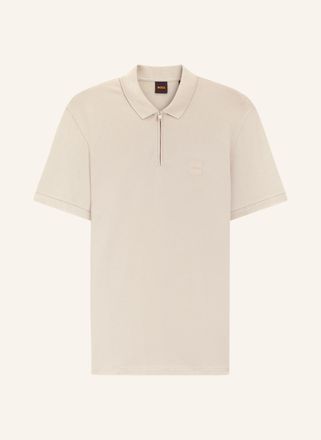 HUGO BOSS Piqu&eacute;-Poloshirt Passerzip beige