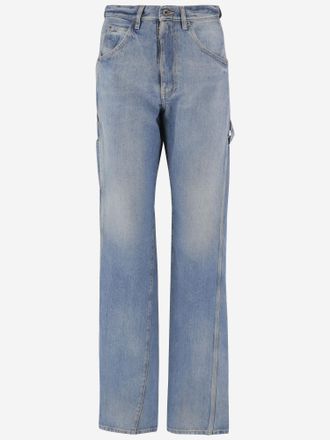 Maison Margiela Womens Cotton Denim Jeans