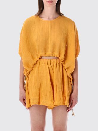 120% Lino T-Shirt Damen Farbe Orange