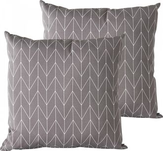 Oviala Kissen, quadratisch, Polyester, 45 x 45 x 8 cm, 2 St&uuml;ck