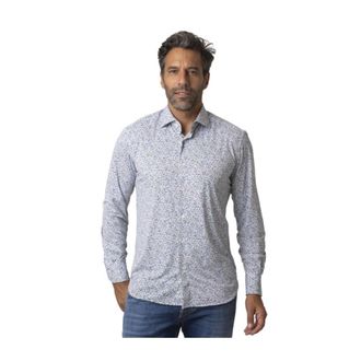 Orian Orian, Homme, Chemises, Multicolore, Taille: L Chemise Stretch Micro-Fleurie