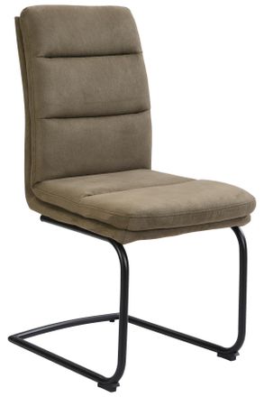 Cantus Schwingstuhl, Gr&uuml;n, Metall, Textil, C-Form, 46x62.5x95 cm, Stoffauswahl, Esszimmer, St&uuml;hle, Esszimmerst&uuml;hle, Schwingst&uuml;hle