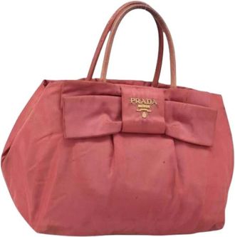 Prada Pre-owned Nylon sacs-prada - Femme - Pre-owned - Rose - Taille: ONE Size
