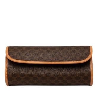 Celine Pre-owned Pochette en toile - Femme - Pre-owned - Brun - Taille: ONE Size