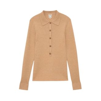Ines De La Fressange Thomson Poloshirt - - Knitwear - Damen - Beige - S
