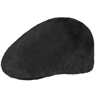Kangol Herren Furgora 504 Baskenmütze, Schwarz, MEDIUM