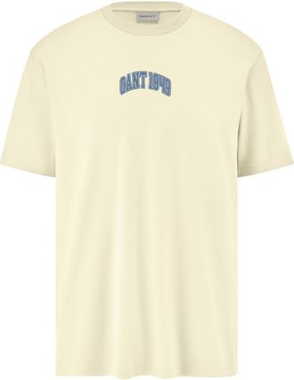 GANT Rundhals-Shirt GANT weiss