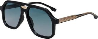 Generic Lunettes De Soleil UV400 &Agrave; Grande Monture For Hommes Et Femmes, D&eacute;coration De F&ecirc;te, Photo De Vacances(Blue)