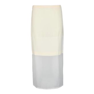 Sportmax Langer Amico Rock mit Rei&szlig;verschluss - - Skirts - Damen - Mehrfarbig - L
