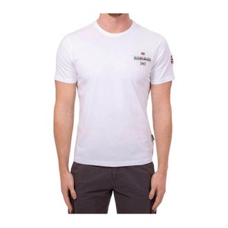 Napapijri Kurz&auml;rmeliges T-Shirt - - Tops - Herren - Wei&szlig; - 2XL