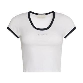 Calvin Klein Damen, Oberteile, Wei&szlig;, MGr&ouml;&szlig;e