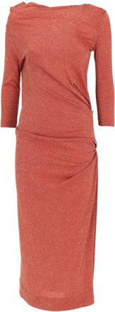 Vivienne Westwood robe en lurex (2019-2020) - Orange