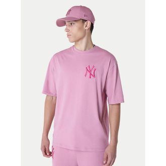 New Era New Era T-Shirt New York Yankees MLB League Essential 60596181 Rosa Regular Fit
