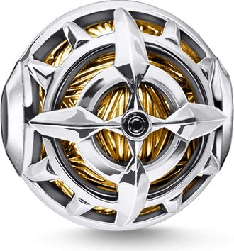 Thomas Sabo Thomas Sabo Unisex Bead Kompass Karma Beads 925 Sterling Silber K0334-414-7