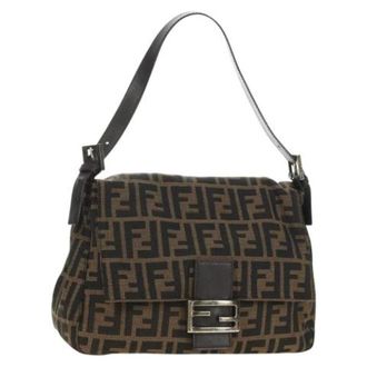 Fendi Pre-owned Vintage Zucca Canvas Shoulder Bag - - Pre-owned - Damen - Braun - ONE SIZE