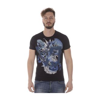 Versace Jeans Couture Homme, Tops, Noir, Taille: 2XL Print 21 Slim MC