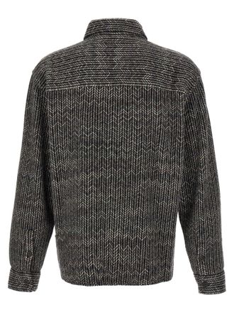 Missoni Mens Gray Wool Blouse