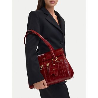 Gino Rossi Handtasche GINO ROSSI C-LDA8555. Dunkelrot