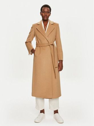 Max & Co. Wollmantel Longrun 2428016034200 Beige Regular Fit