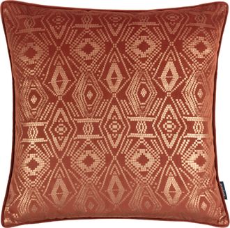 Riva Paoletti Tayanna Metallic Velvet Piped Kissenbezug