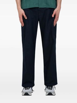 Beams Plus pantalon en tissu anti-déchirure à coupe six poches - Bleu