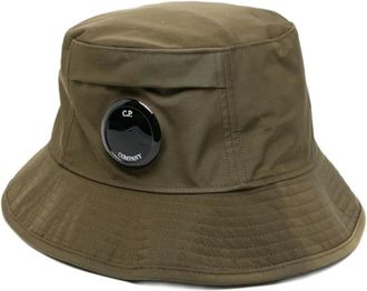 C.P. Company C.p. Company, Homme, Accessoires, Vert, Taille: M Chrome-R Lens Bucket Hat