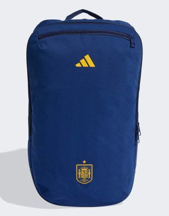 adidas adidas Performance - Spanien - Fu&szlig;ball-Rucksack in Dunkelblau / Crew-Gelb