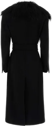 Blumarine Collo Coat - Black