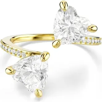 Swarovski Femme, Accessoires, Jaune, Taille: 58 MM Bague ouverte Mesmera