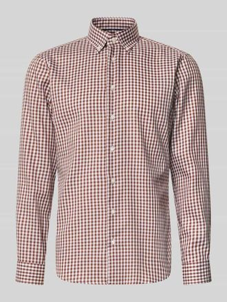 Christian Berg Regular Fit Business-Hemd mit Button-Down-Kragen