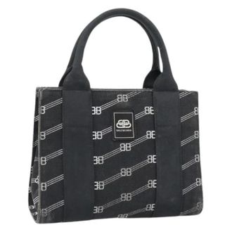 Balenciaga Pre-owned Vintage Canvas Tote Bag - - Pre-owned - Damen - Schwarzk - ONE SIZE