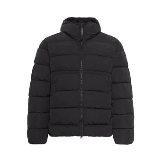 C.P. Company Schwarze Steppkapuzenjacke - - Jackets - Herren - Schwarzk - S