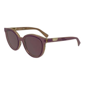 Longchamp Femme, Accessoires, Violet, Taille: 52 MM Lunettes de soleil rondes