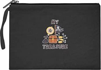 Bonateks Femme Frfcb102287 Femme Clutches, Noir, Black EU