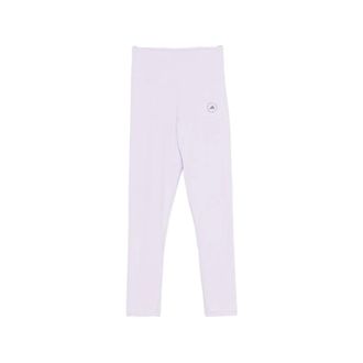 adidas by Stella McCartney Logo High-Waisted Leggings - - Sport - Damen - Lila - XS