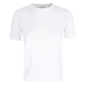 Roberto Collina Femme, Tops, Blanc, Taille: 38 FR Girocollo MC