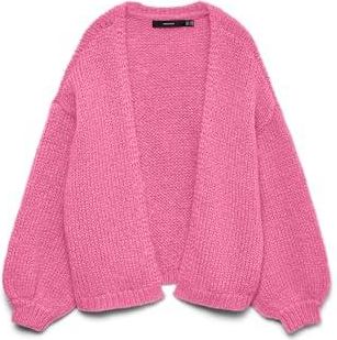 Vero Moda Vero Moda Vmmaybe Ls Open Cardigan Noos, Rose (Pink Cosmos), XXS Femme
