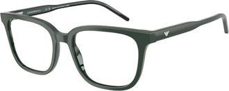 Emporio Armani Homme, Accessoires, Vert, Taille: 54 MM Lunettes